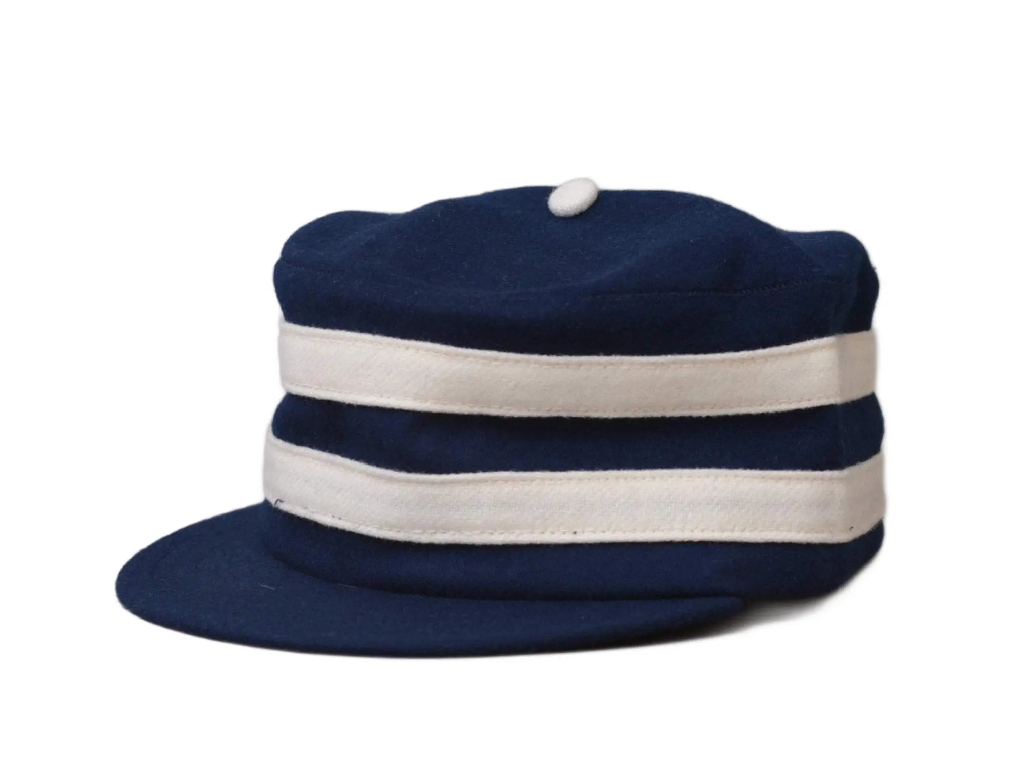 Ebbets Pill Box Cap Navy/White – LOKK